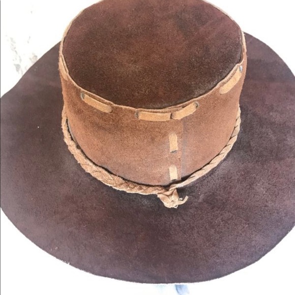 Accessories | Vintage Leather Hat | Poshmark